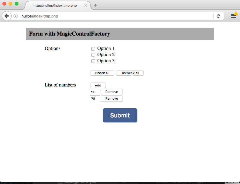 GitHub - lingtalfi/QuickForm: Quick and dirty form helper class in php