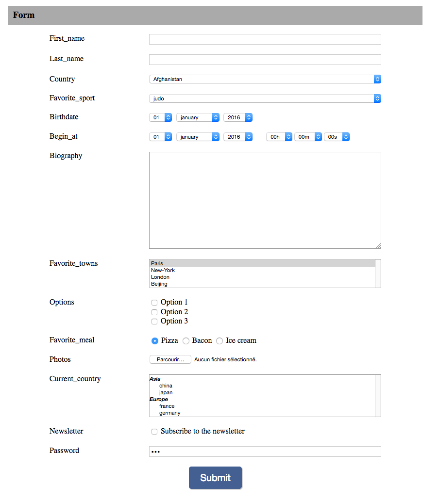 GitHub - lingtalfi/QuickForm: Quick and dirty form helper class in php
